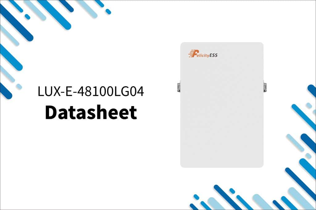 LUX-E-48100LG04 Lithium Battery Datasheet