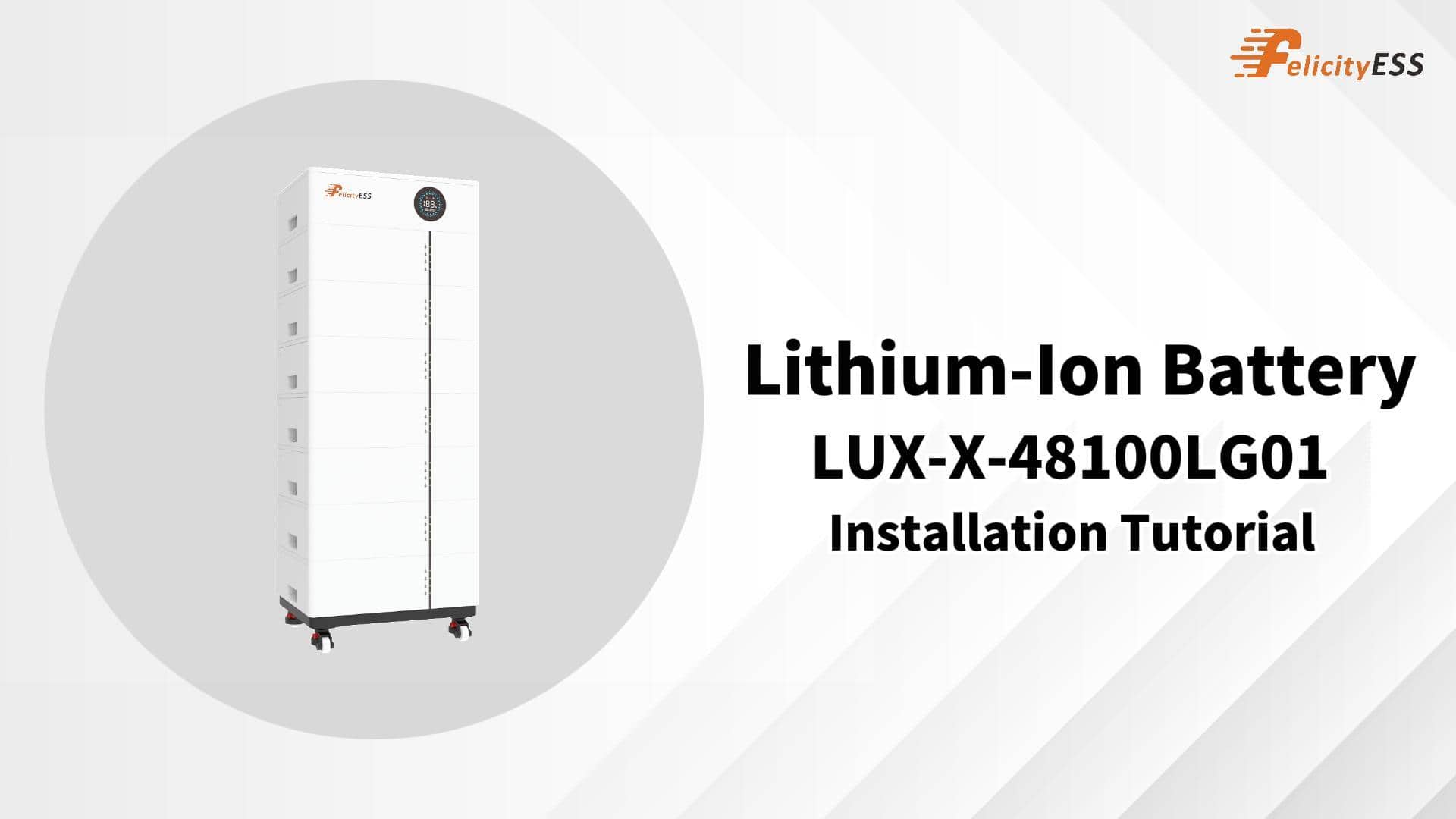 LUX-X-48100LG01 Low Voltage Battery Installation Tutorial